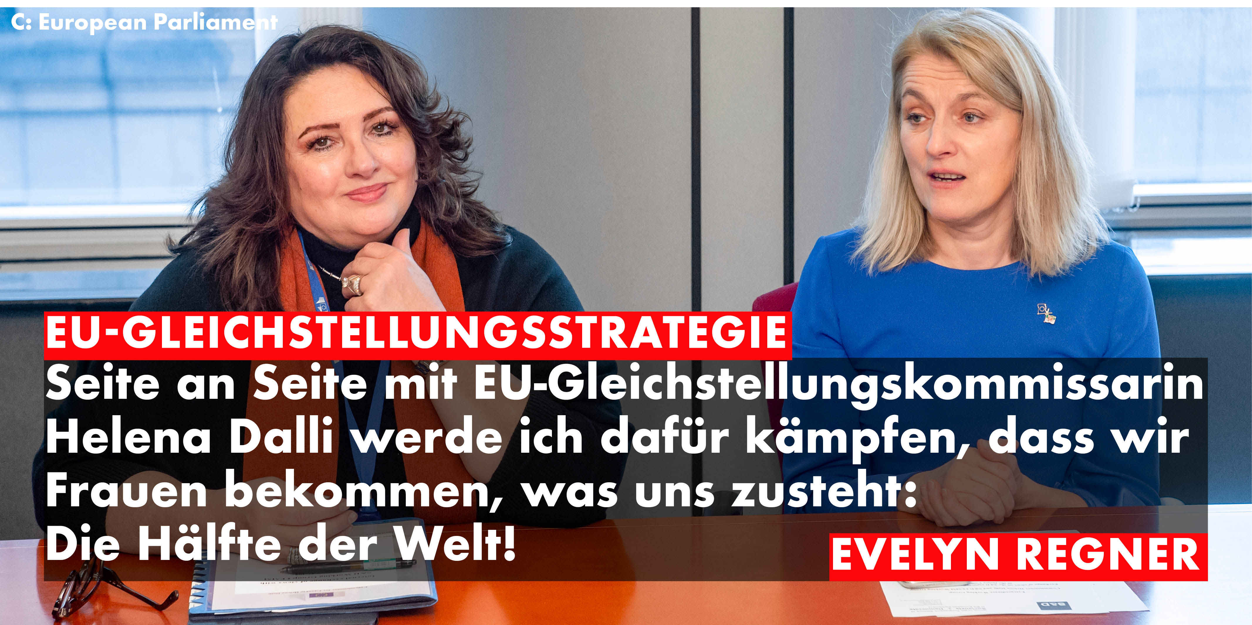 Regner: Mit der neuen EU-Gleichstellungsstrategie machen wir uns an die ...