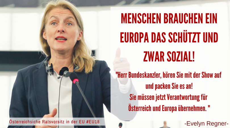 Regner: Übernehmen Sie Verantwortung für ganz Europa, Herr ...